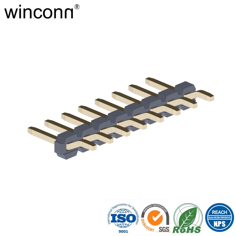 Right Angle SMT Wire-to-Panel Wire-to-Wire Pin Header connector from ...