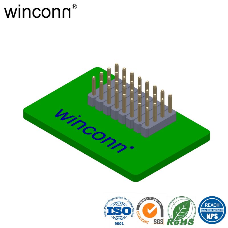4 row through hole Pin Header Socket from China manufacturer - pin ...