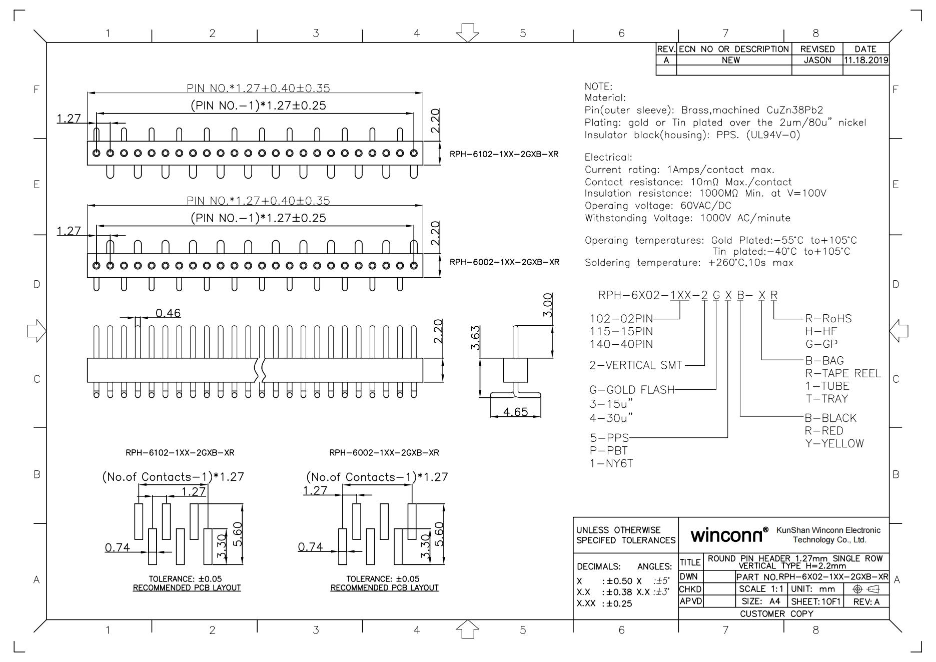 ic chip socket single row straight DIP 1.27mm 1.778mm 2.0mm 2.54mm ...