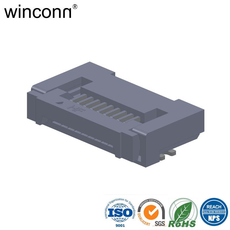 Right Angle SMT HIGH TEMPERATURE 0.019"(0.5mm) FFC connector from China ...