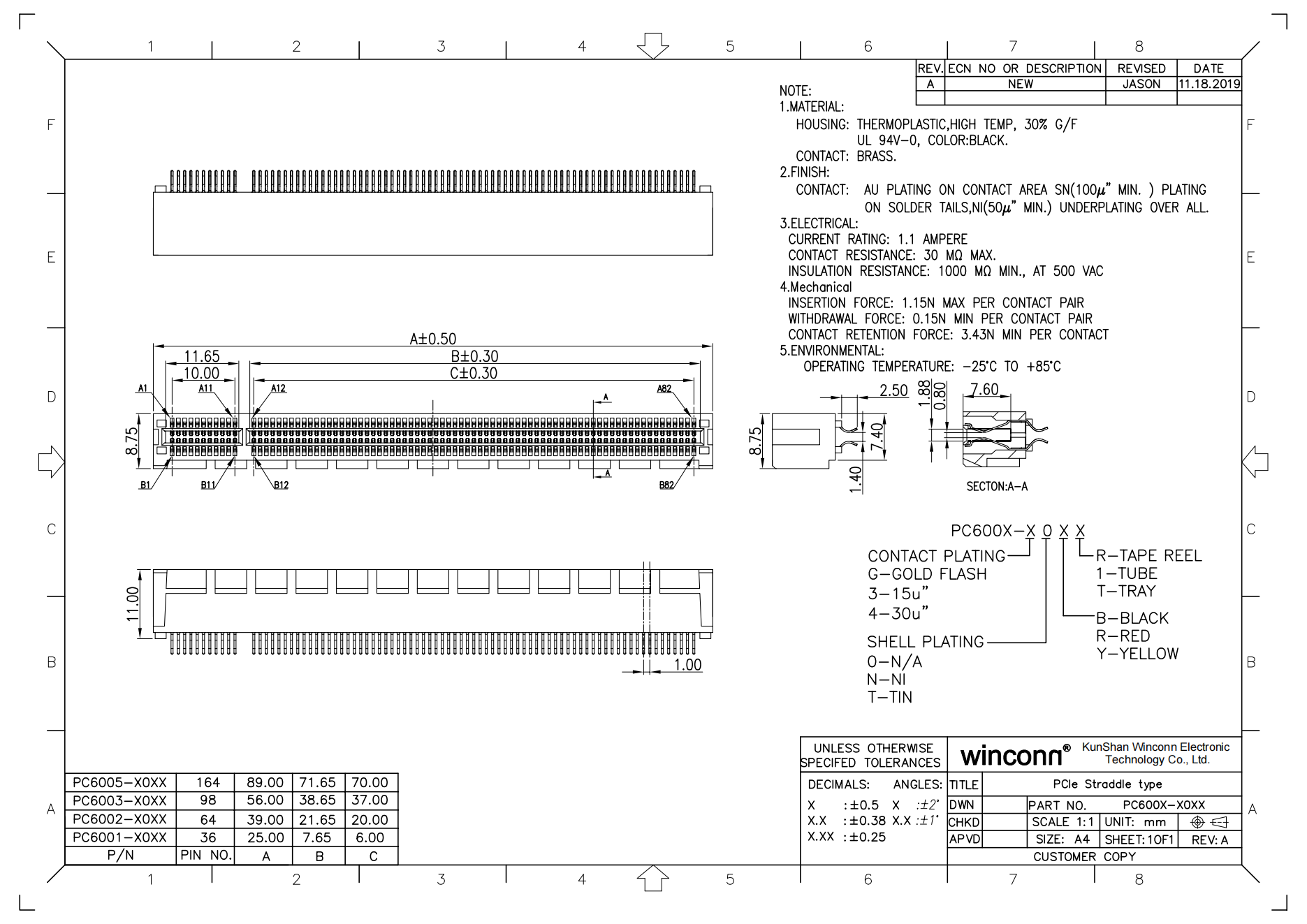 Edge Card Sockets Mounting Peg PCIE Connector from China manufacturer ...